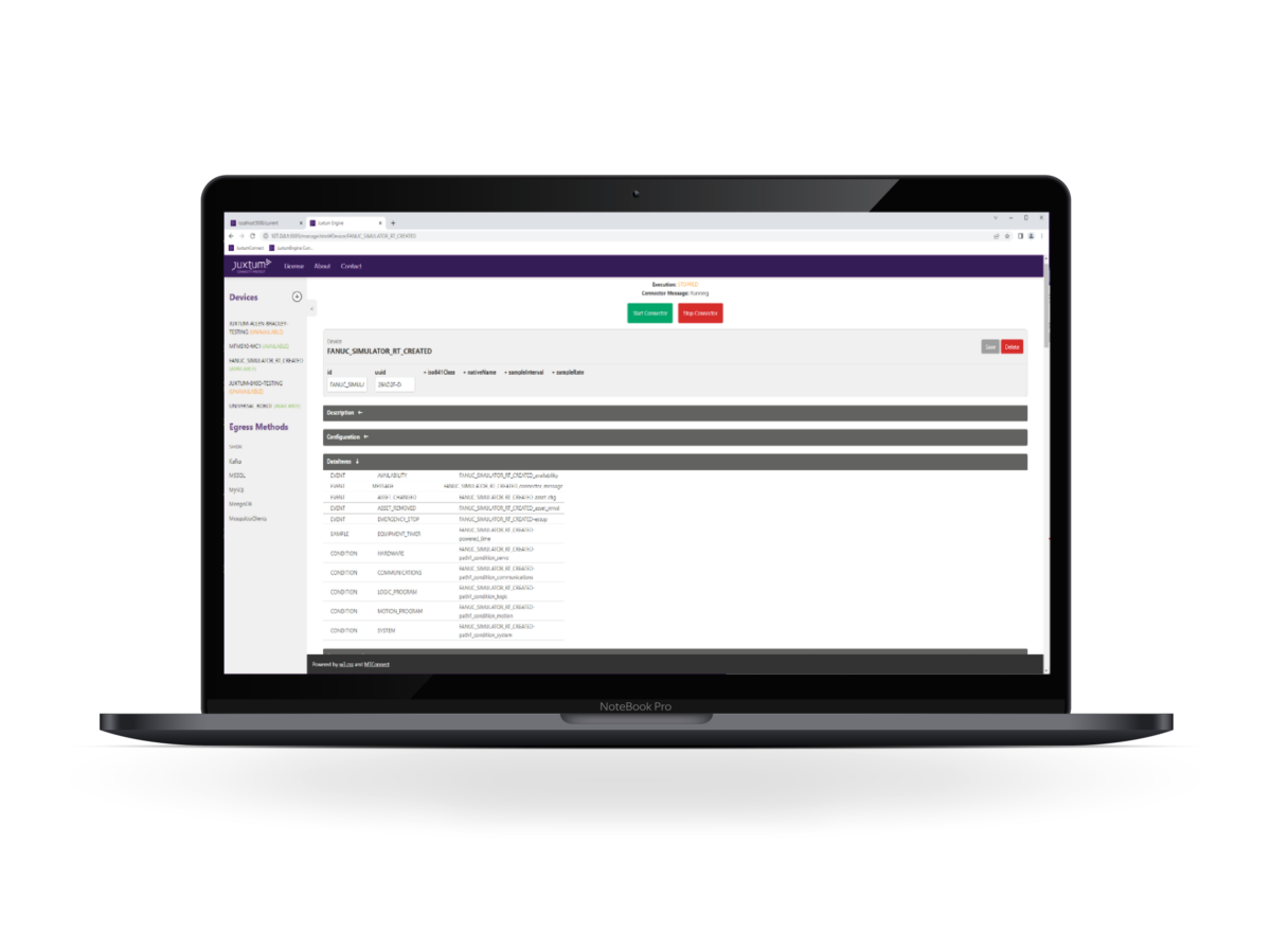 Data Collection Software for Manufacturing –Juxtum Connect