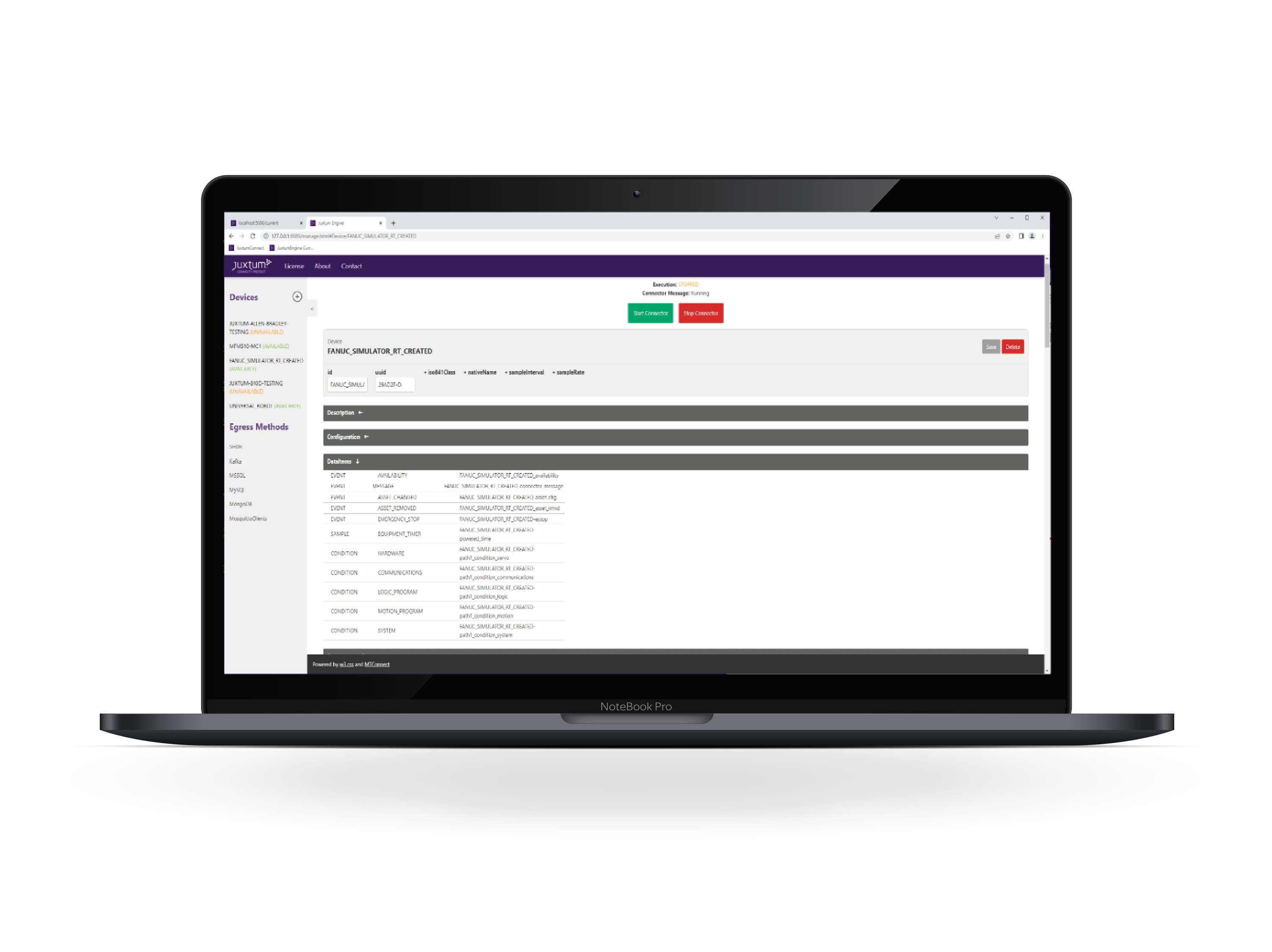 Data Collection Software for Manufacturing –Juxtum Connect